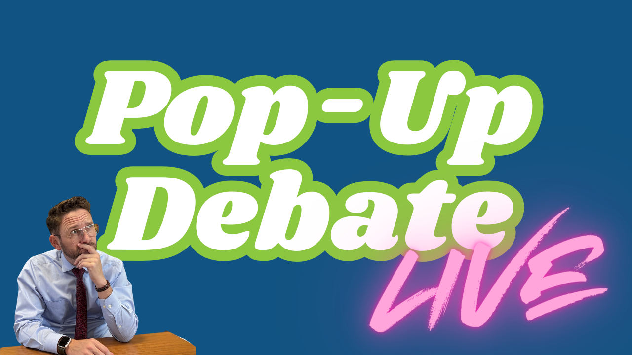 Pop-Up Debate LIVE Workshop